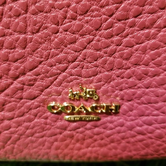 Coach | Bags | Coach Bag Leather Suede Rouge Color New | Poshmark